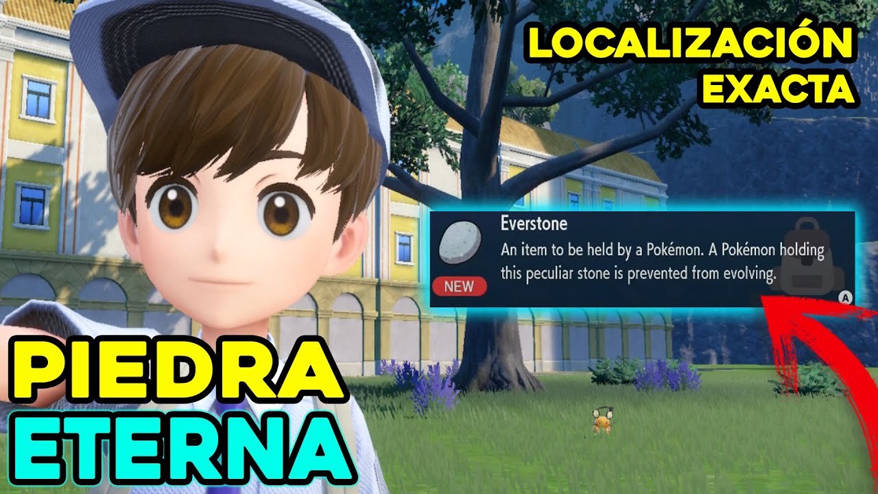 🪨 DÓNDE ENCONTRAR la PIEDRA ETERNA en POKÉMON ESCARLATA y PÚRPURA - YouTube