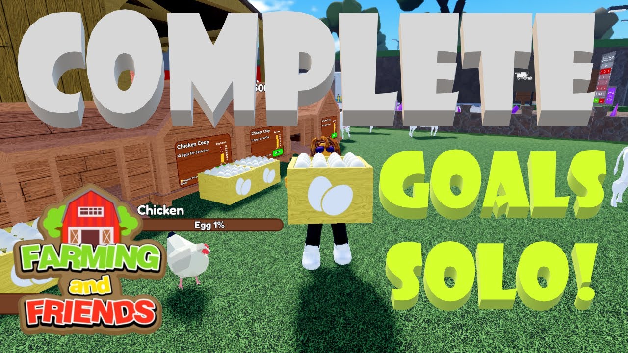 Roblox-FARMING and FRIENDS-Complete Goals FAST! - YouTube