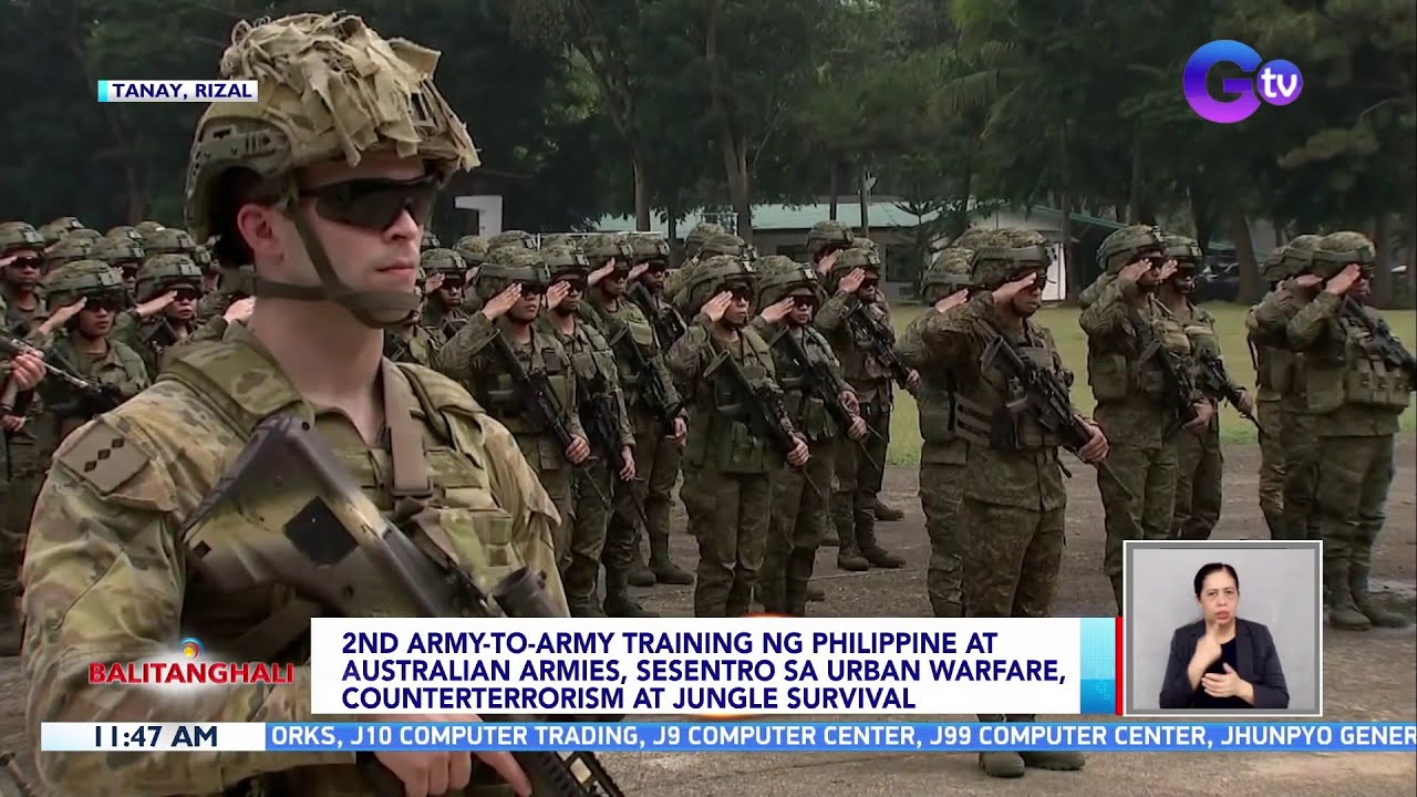 2nd army-to-army training ng Philippine at Australian armies, sesentro ...