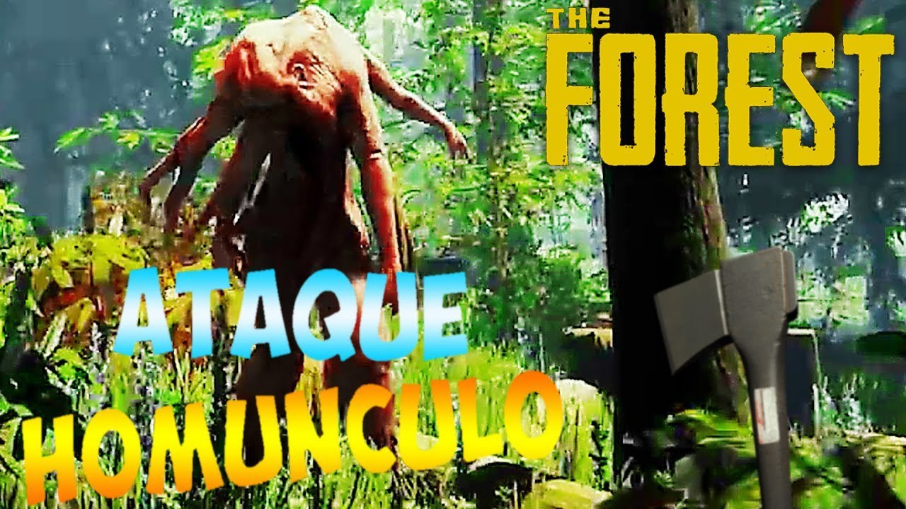 ME ENFRENTO A UN HOMUNCULO!!-The forest-JuanpaGamer05-Parte2 - YouTube