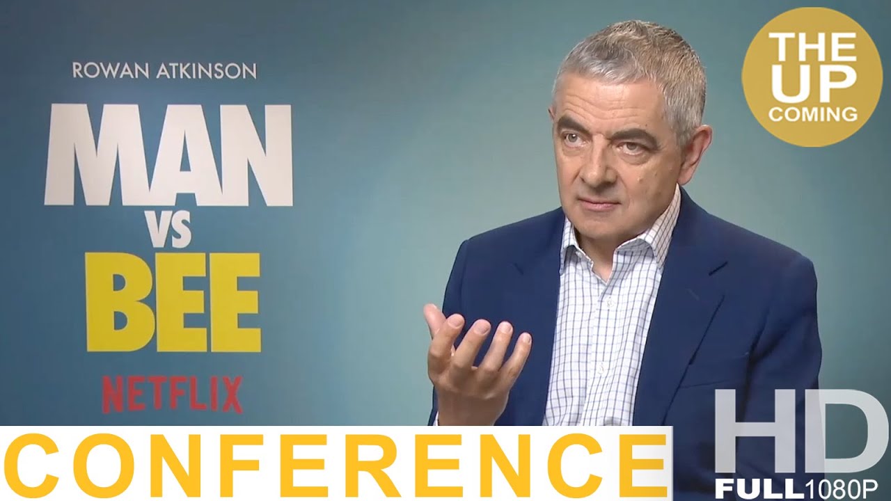 Rowan Atkinson Man vs Bee press conference - YouTube
