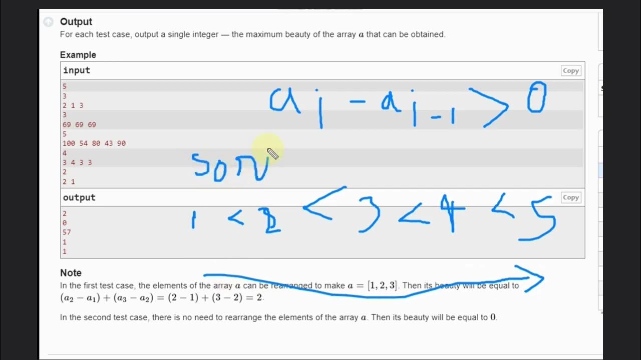 A. Sasha and the Beautiful Array | Codeforces Round 926 (Div. 2 | Codeforces|Full solution with ...