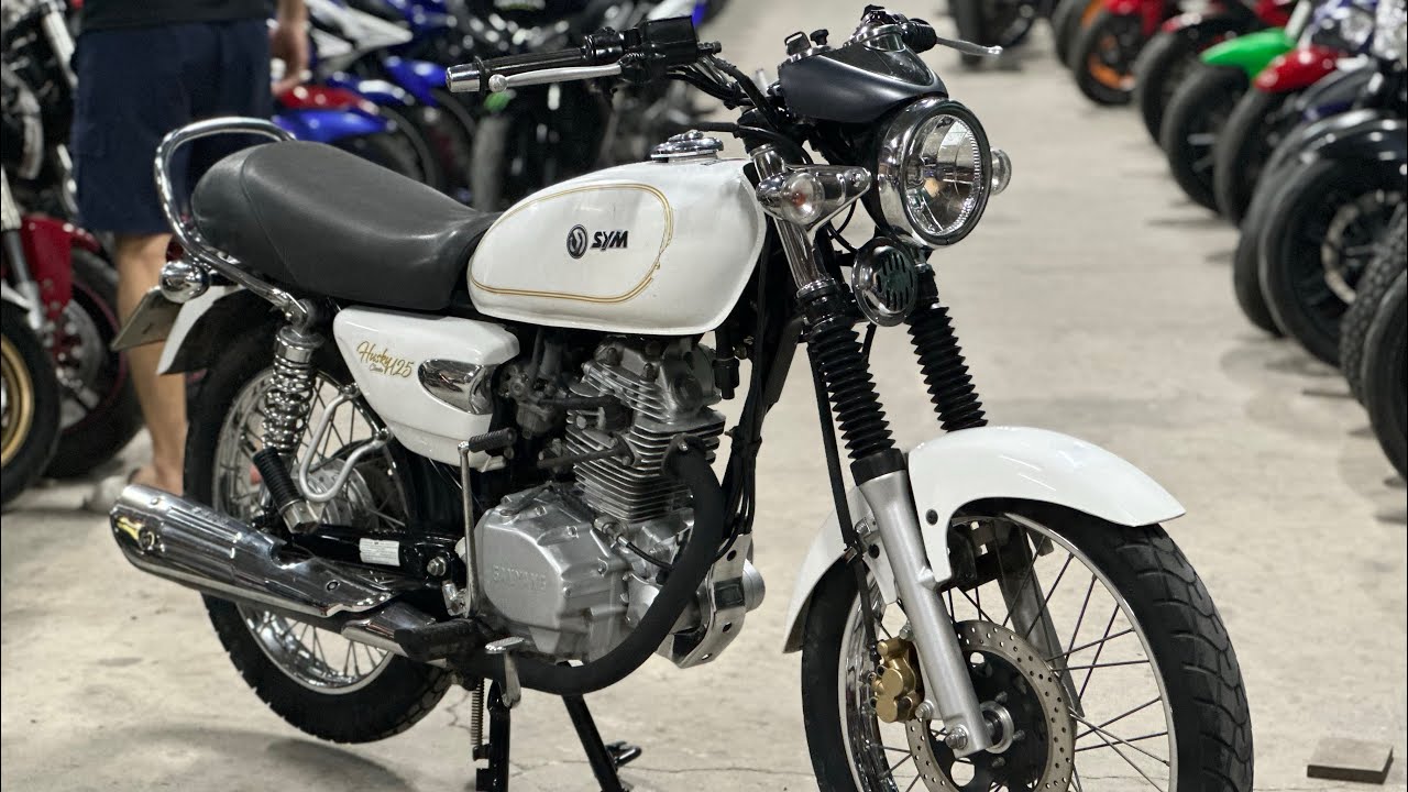 Husky 125cc côn tay dáng classic chỉ hơn 10 củ - YouTube