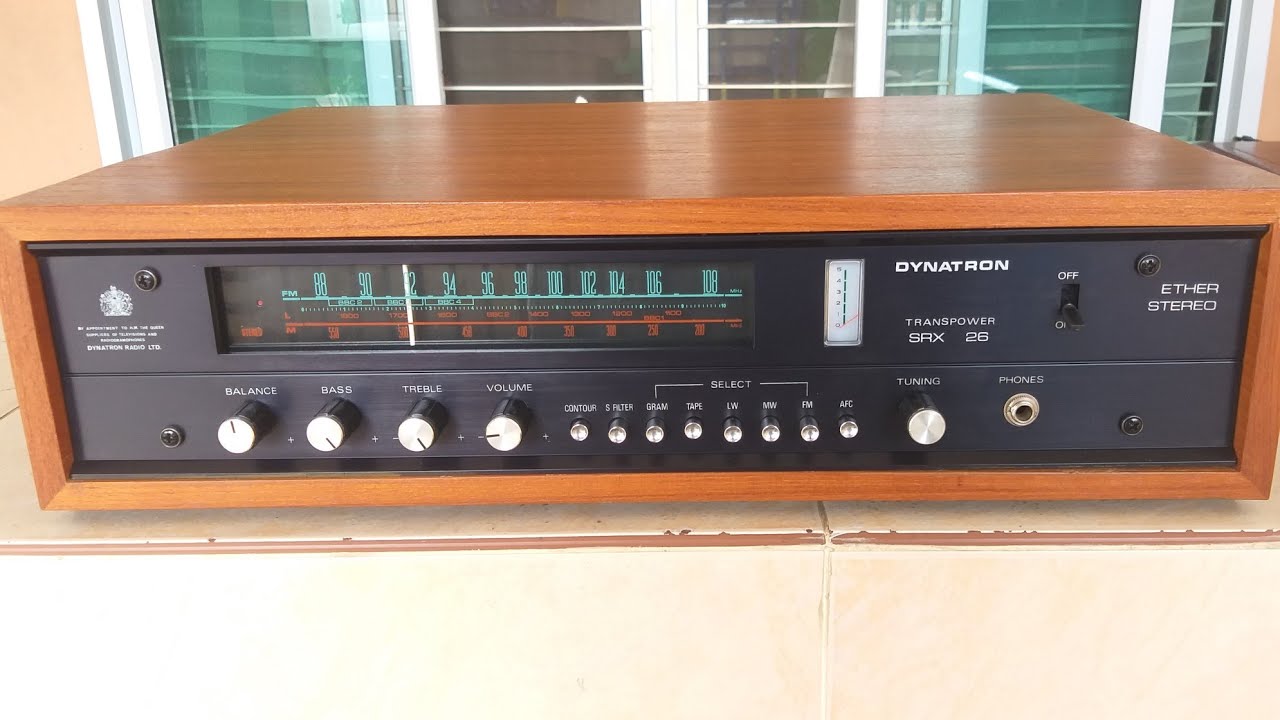 ทดสอบแอมป์รีเซพเวอร์วินเทจสวยคลาสิคเสียงดีมาจากเยอรมัน DYNATRON SRX 26 ...
