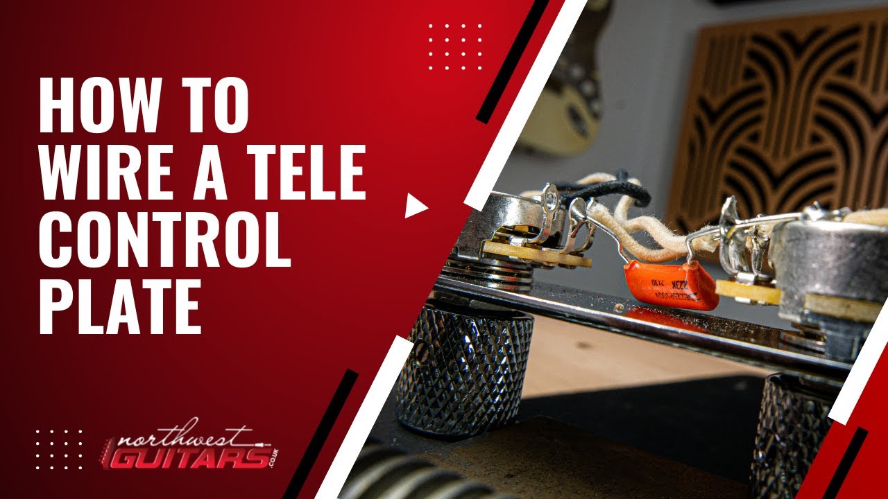 How to Wire a Telecaster Control Plate - YouTube