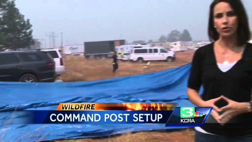 New King Fire command post opens to house fire fighters - YouTube