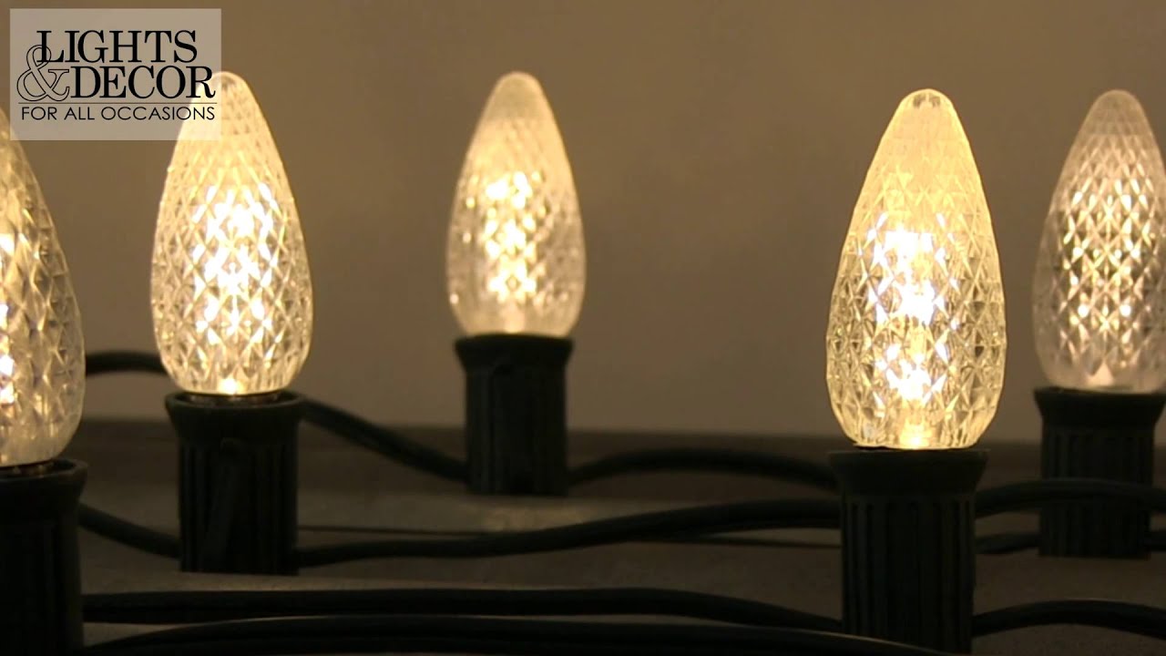 Warm White LED Strawberry Twinkle Phase String Lights - YouTube