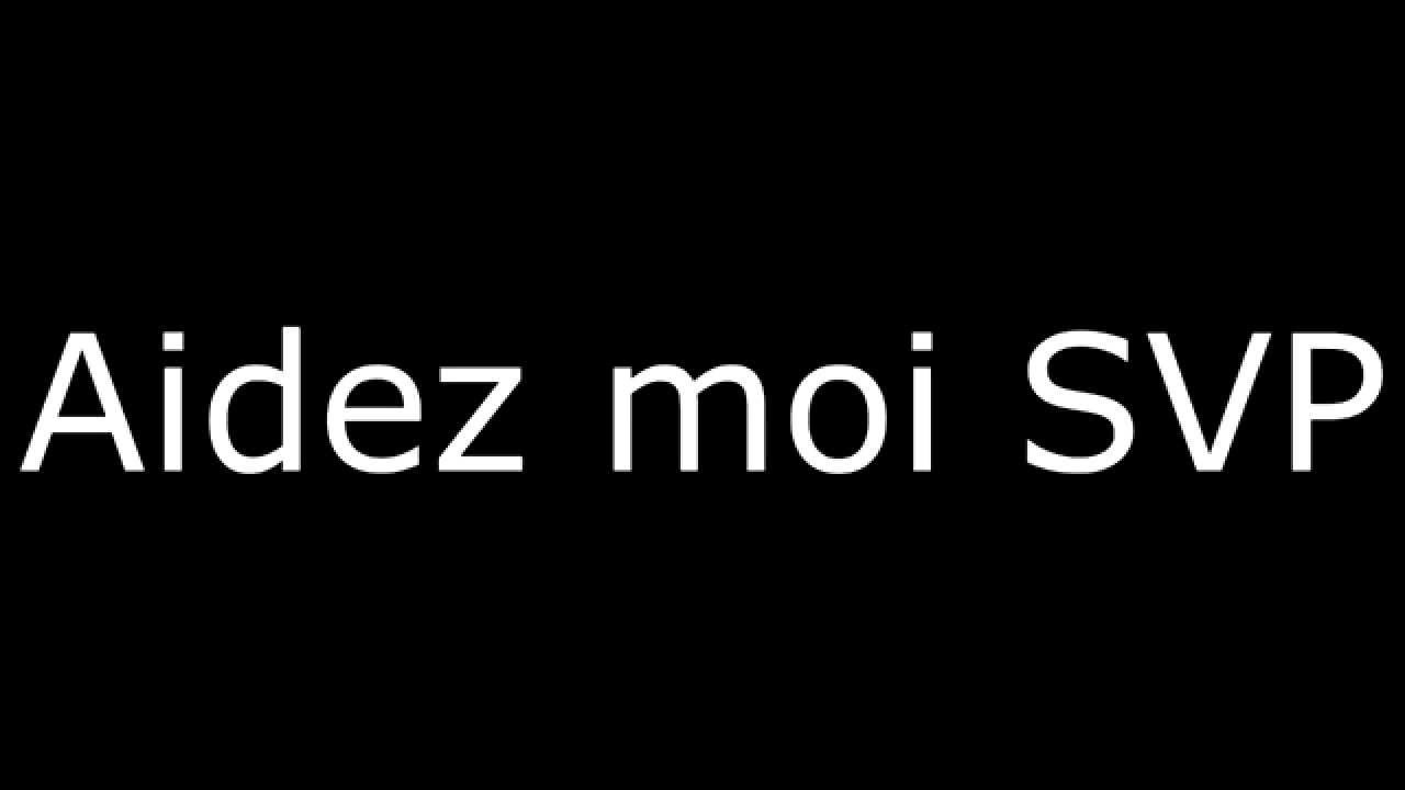 aider moi !+annonce - YouTube