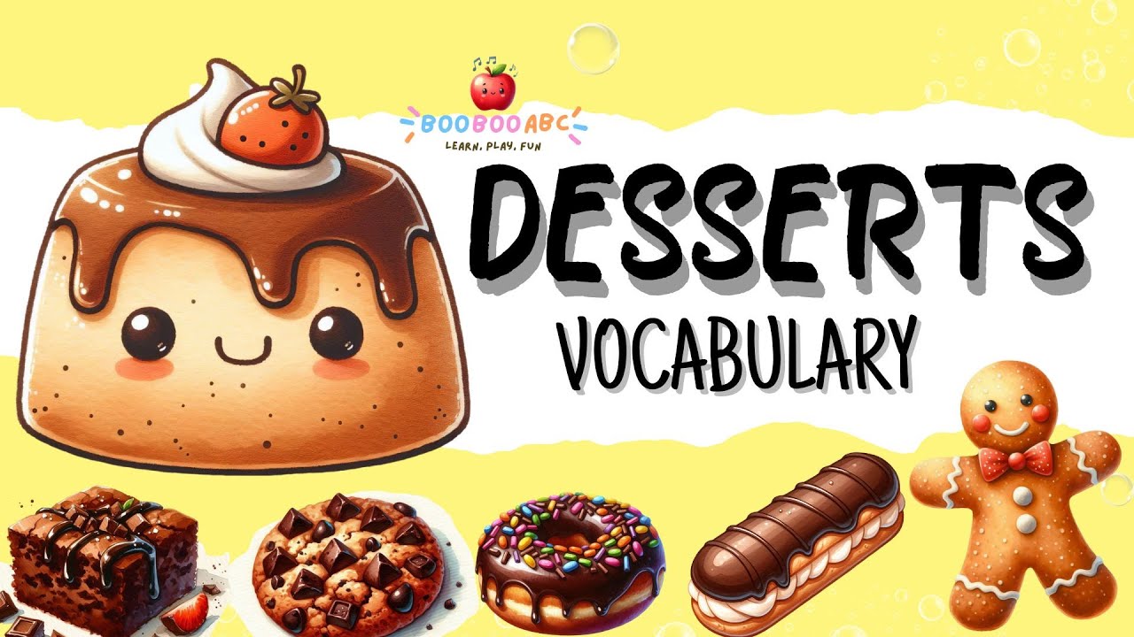 Fun Dessert Vocabulary Flashcards For Preschool Kids Learn Dessert fun-dessert-vocabulary-flashcards-for-preschool-kids-learn-dessert