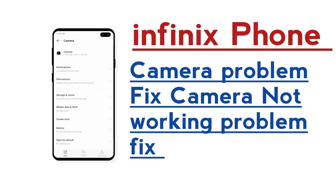 infinix Phone Camera problem fix Camera Not working problem fix - YouTube