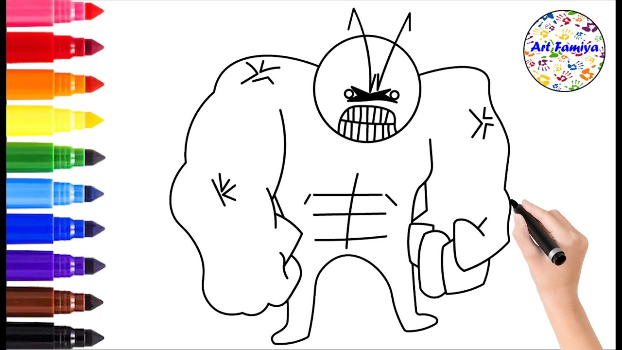 HOW TO DRAW BIG MAN FNF ( LITTLE MAN 2 ) | FRIDAY NIGHT FUNKIN | EASY ...