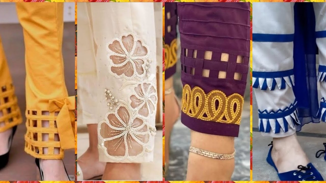 Latest trendy trouser designs//new elegant trouser designs for girls ...