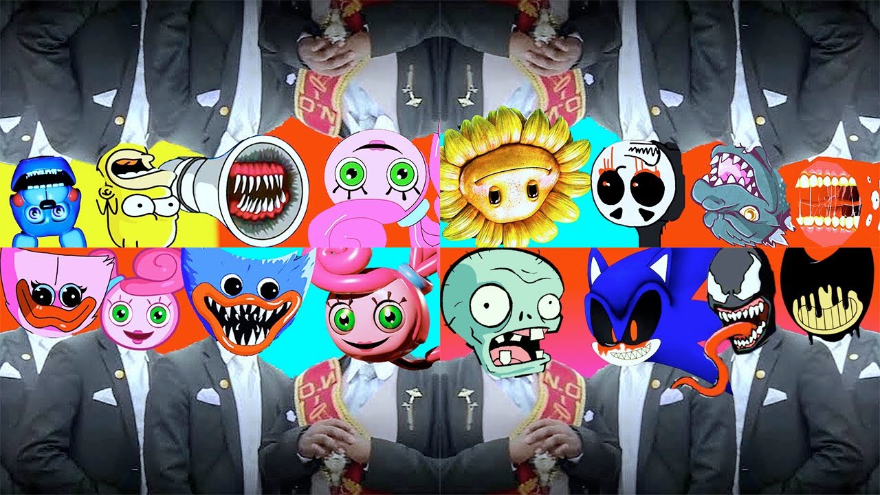 Plants vs Zombies & Huggy Wuggy - SCARY Coffin Dance MEGAMIX (Remix ...