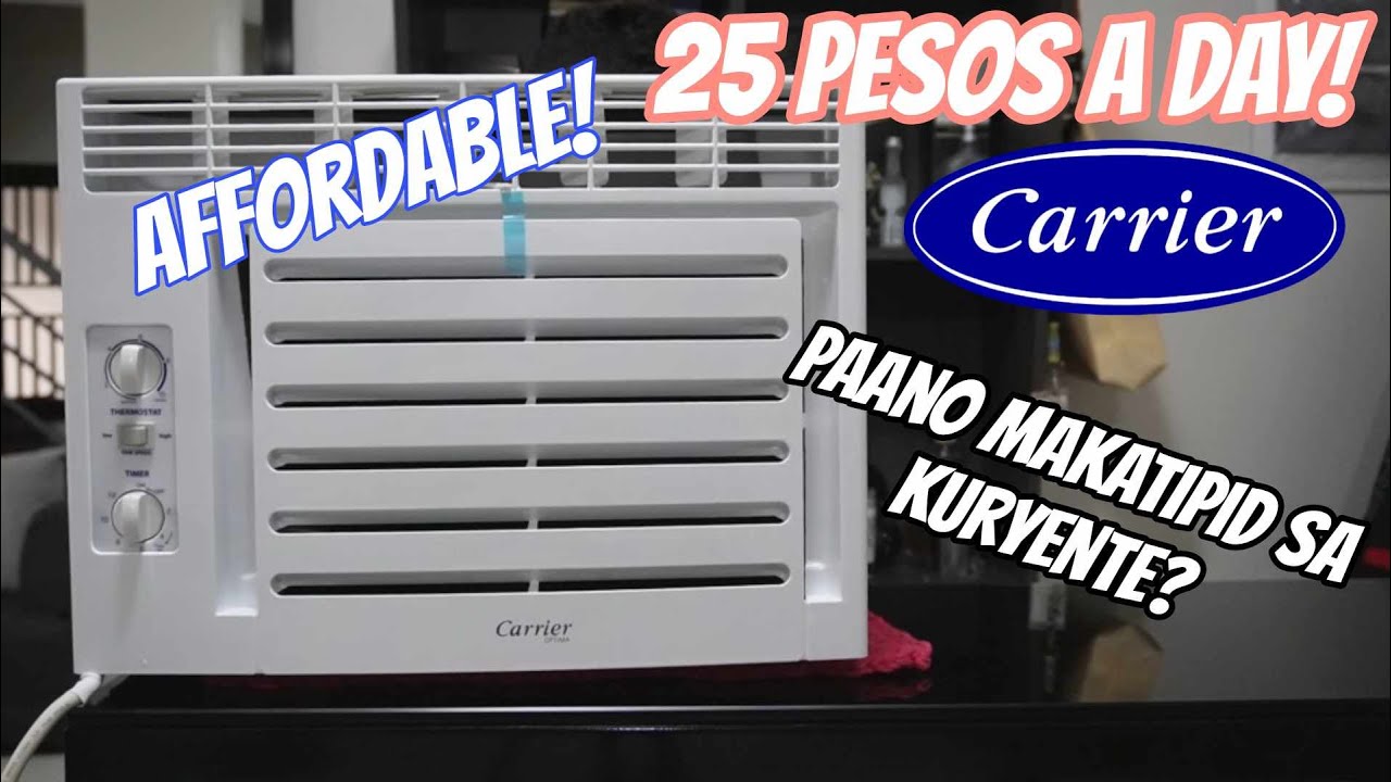 Tipid na AIRCON! | Carrier Optima Green Review - YouTube