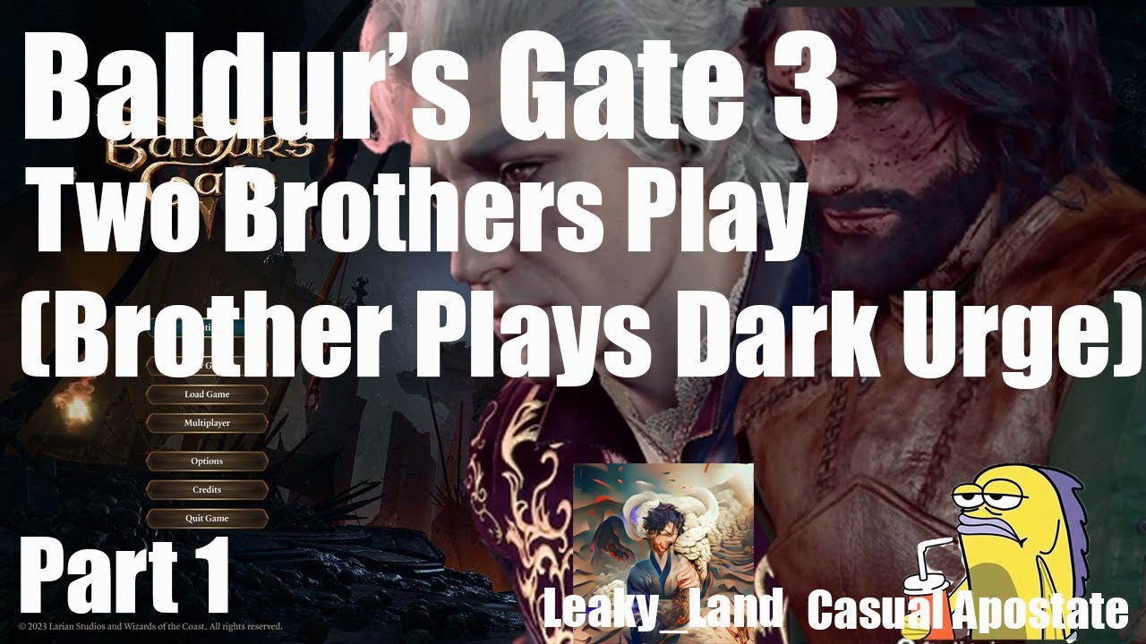 Baldurs Gate 3 (My Brother Plays Dark Urge) Part 1 - YouTube