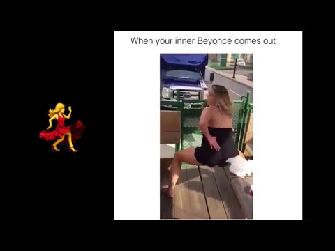 When your inner Beyoncé comes out