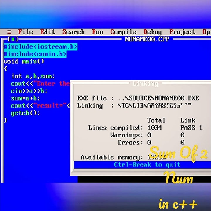 Sum Of Two Number In C Programmingtwotypeprogramming Shorts Coding C Programs Youtube 