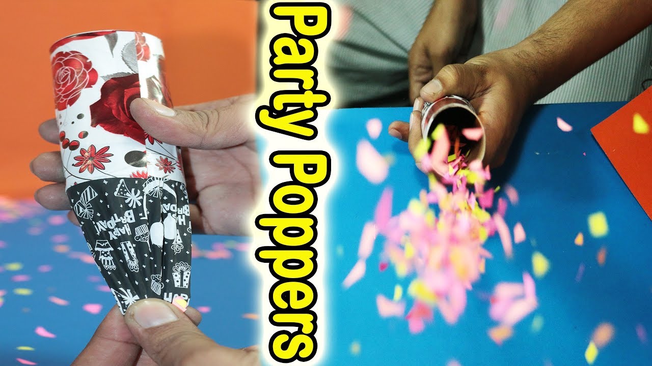 DIY Crafts Tutorial | How To Make A Party Popper. - YouTube