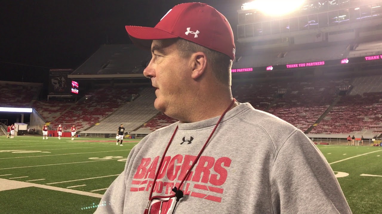 Wisconsin HC Paul Chryst on back-up quarterback situation, Jonathan ...