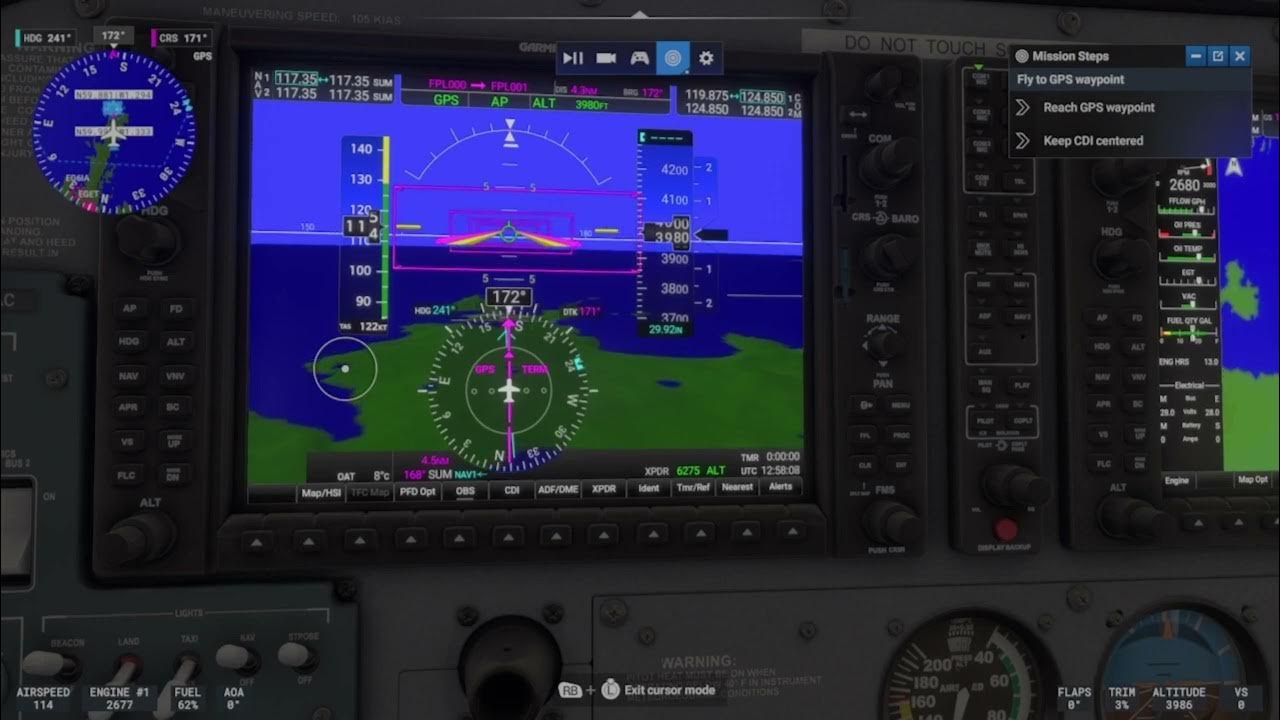 MSFS 2024:Activities: Flight Training: IFR Navigation: RNAV Basics - YouTube