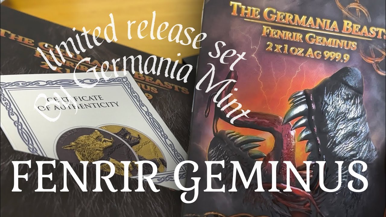 Germania Mint release 2 coin Fenrir Geminus in Gold and Ruthenium in ...