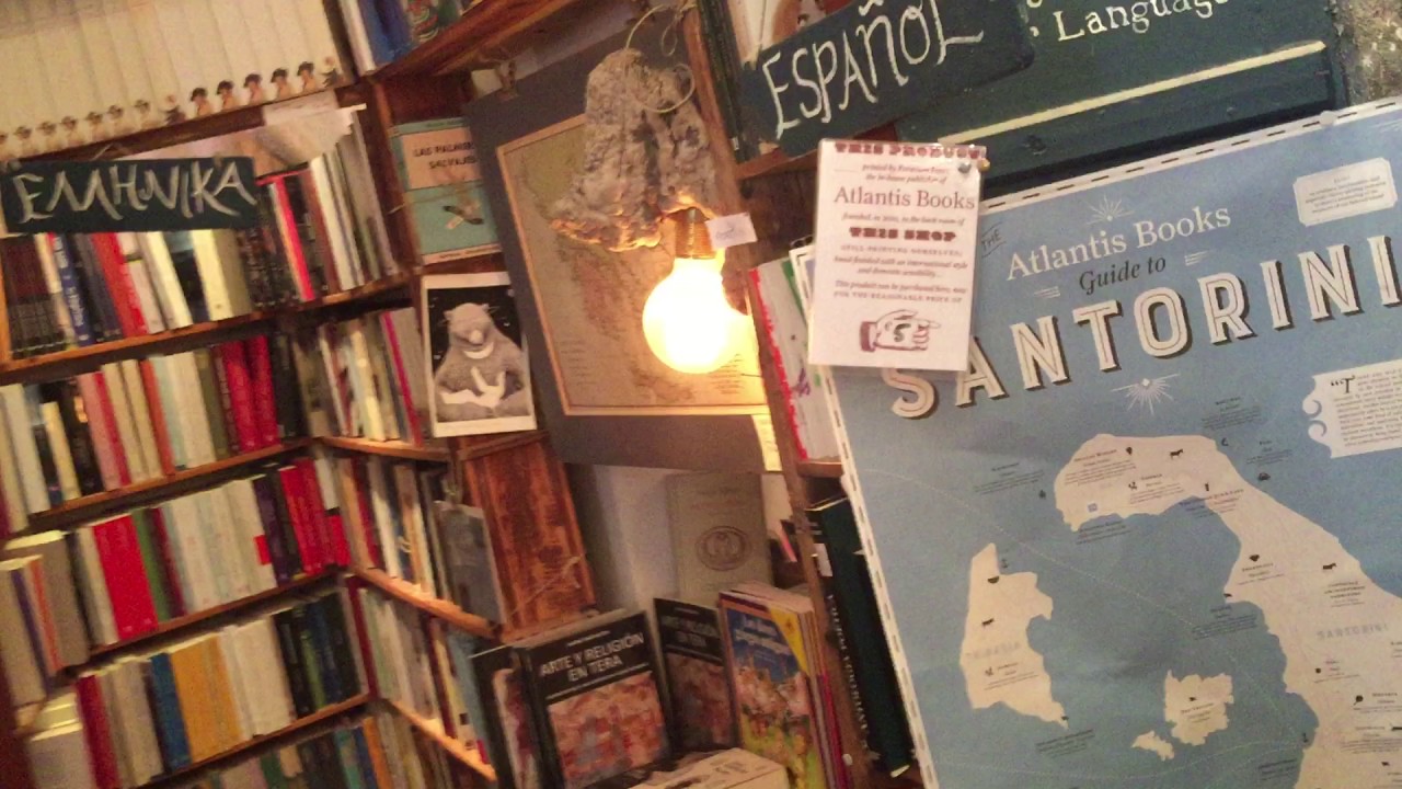 Atlantis Books, Oia, Santorini - YouTube