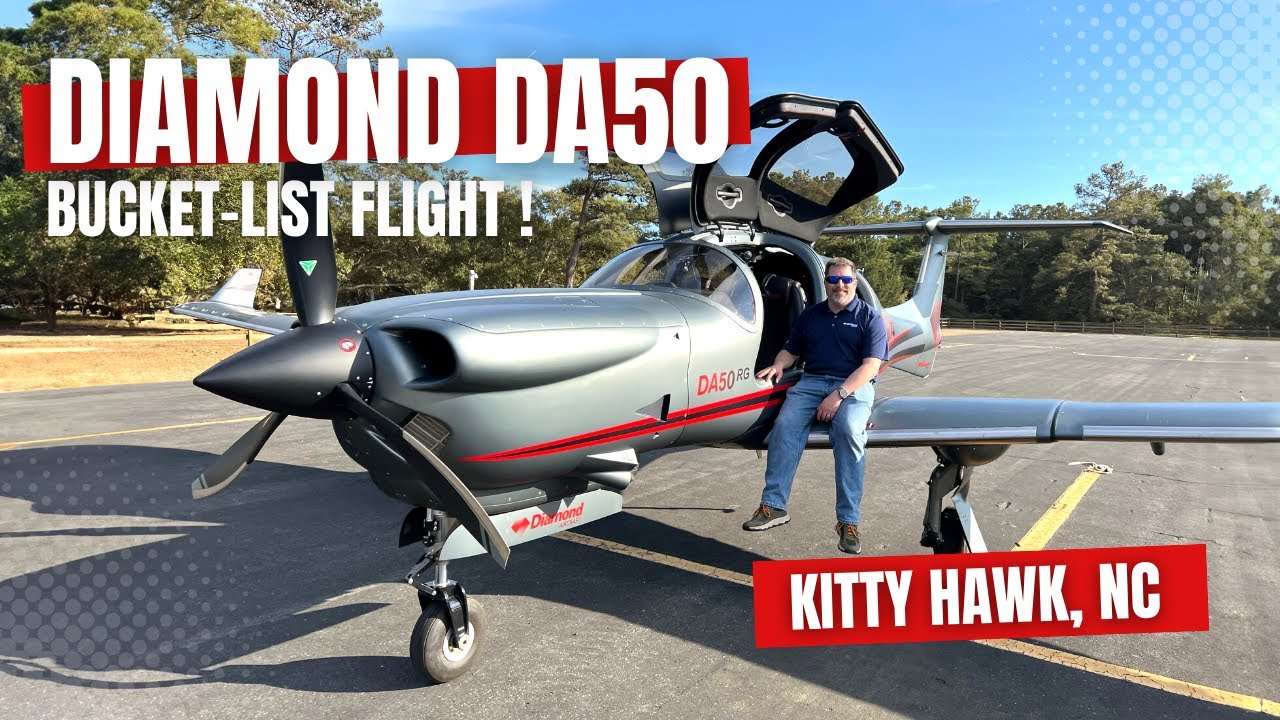Landing the Diamond DA50 RG on a 3000' Runway?? | DREAM FLIGHT to FIRST FLIGHT - YouTube
