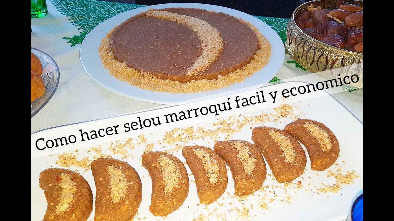 Cómo hacer SELOU marroquí facil y economico - YouTube