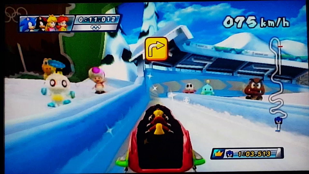 Mario & Sonic at the Olympic Winter Games Bobsleigh 008 (Team Sonic ...