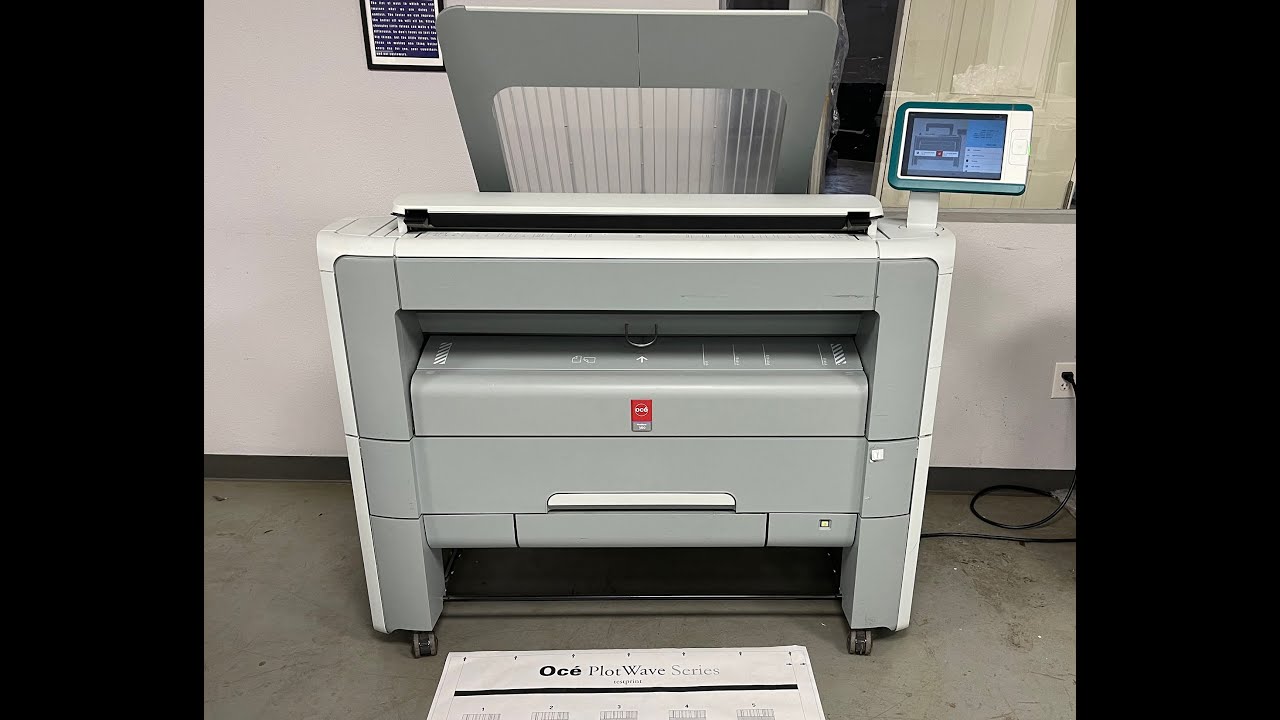 OCE Plotewave 360 Mono multifunction wide format printer - low meter in ...