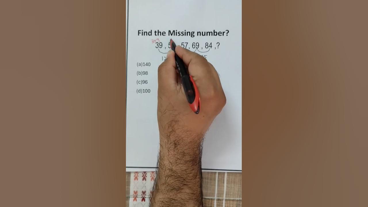 Find the missing Number ? #csat #shorts #reasoning #maths #exam #upsc #ssc @SinghMathematician ...