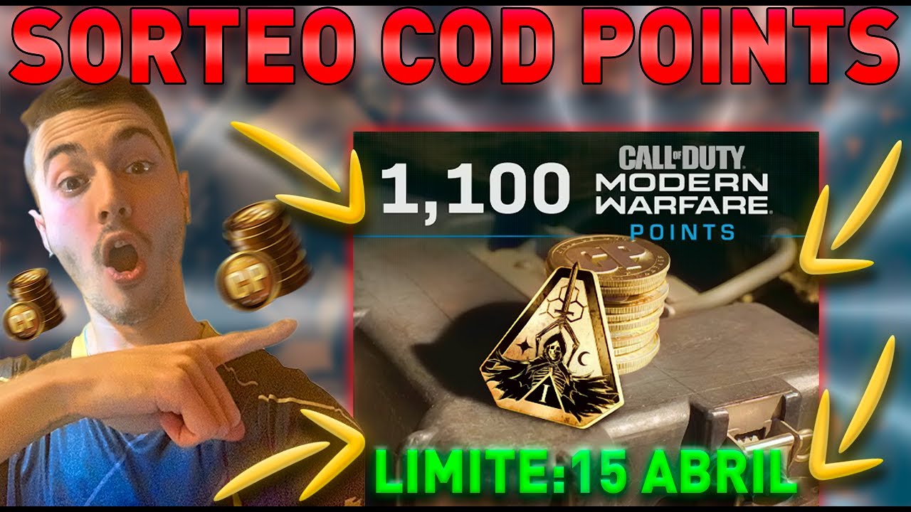 SORTEO 1100 COD POINTS COMO PARTICIPAR - YouTube