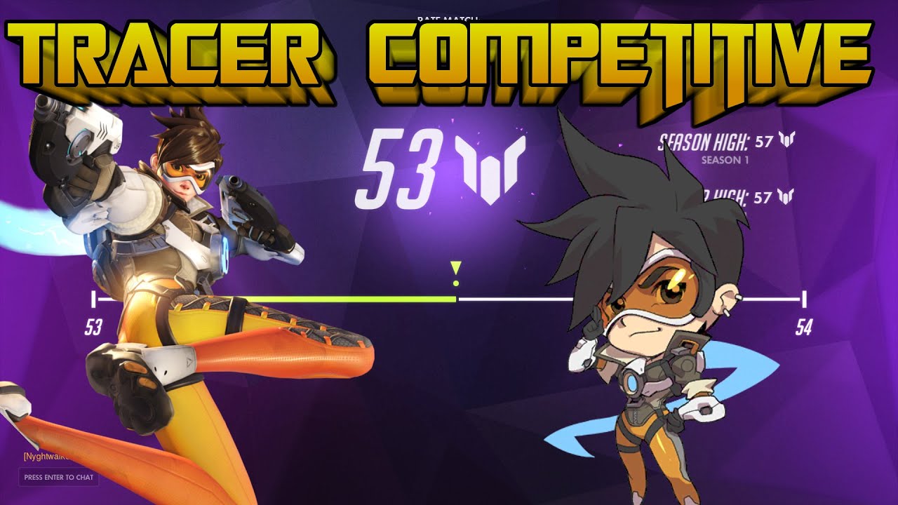 Overwatch Highlights - TRACER COMPETITIVE PLACEMENTS! - YouTube