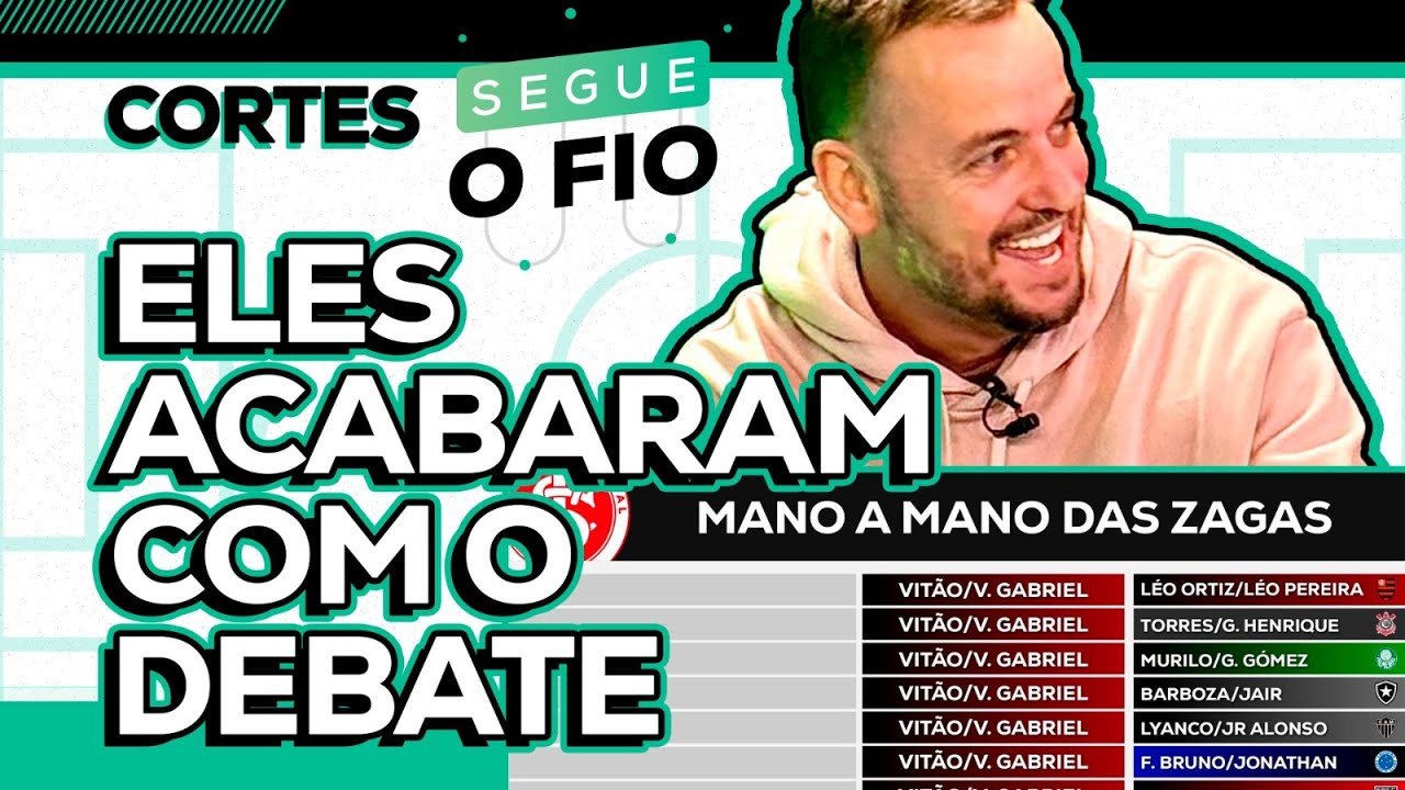 🔴 MANO A MANO: VITÃO/VICTOR GABRIEL E AS ZAGAS DO BRASIL | SEGUE O FIO ...