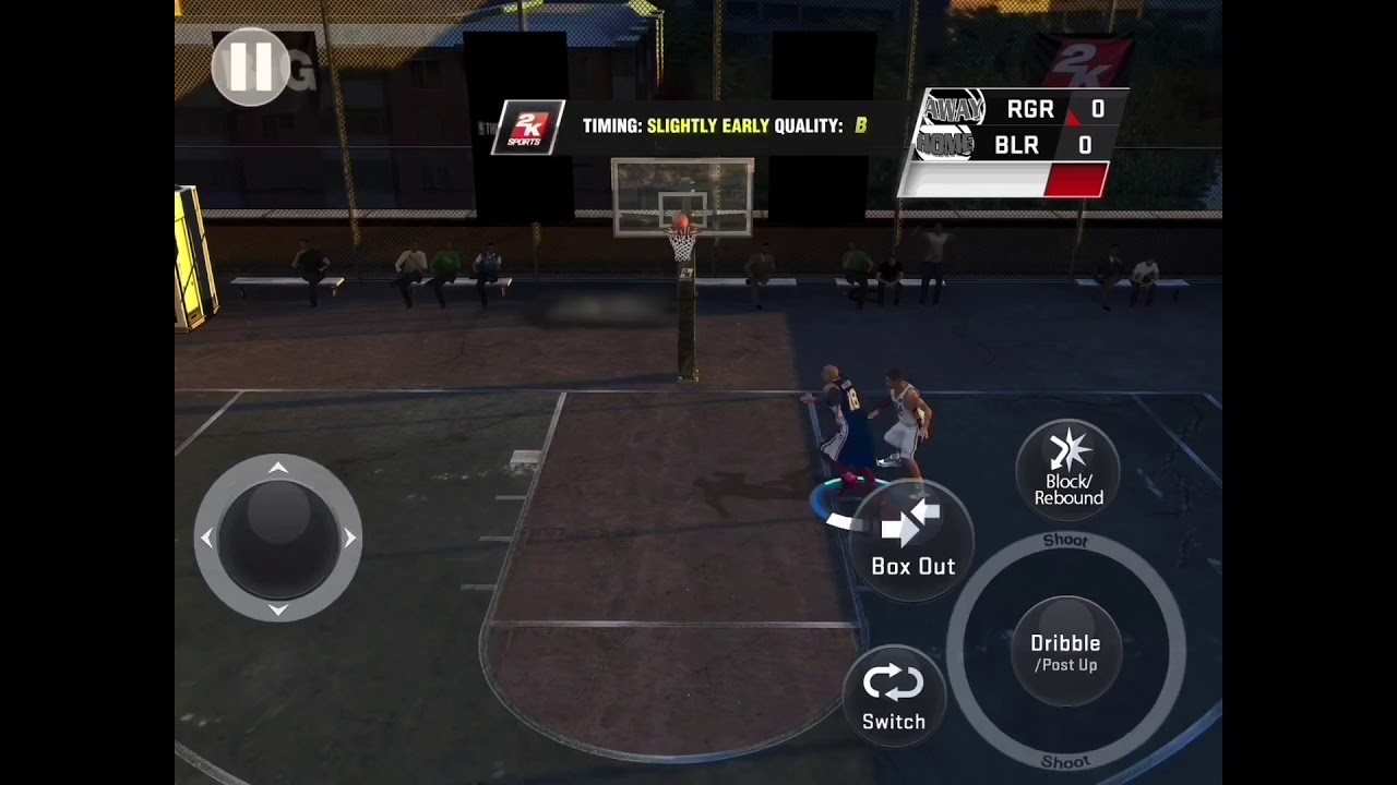 Nba 2K20 mobile my first time - YouTube