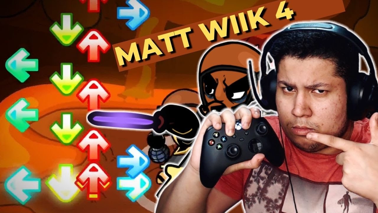 I DESTROYED MATT WIIK 4 WITH AN XBOX CONTROLLER !!! Friday Night Funkin ...