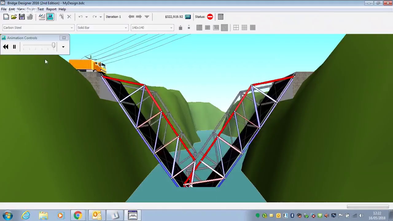 West Point Bridge Designer 1 - YouTube