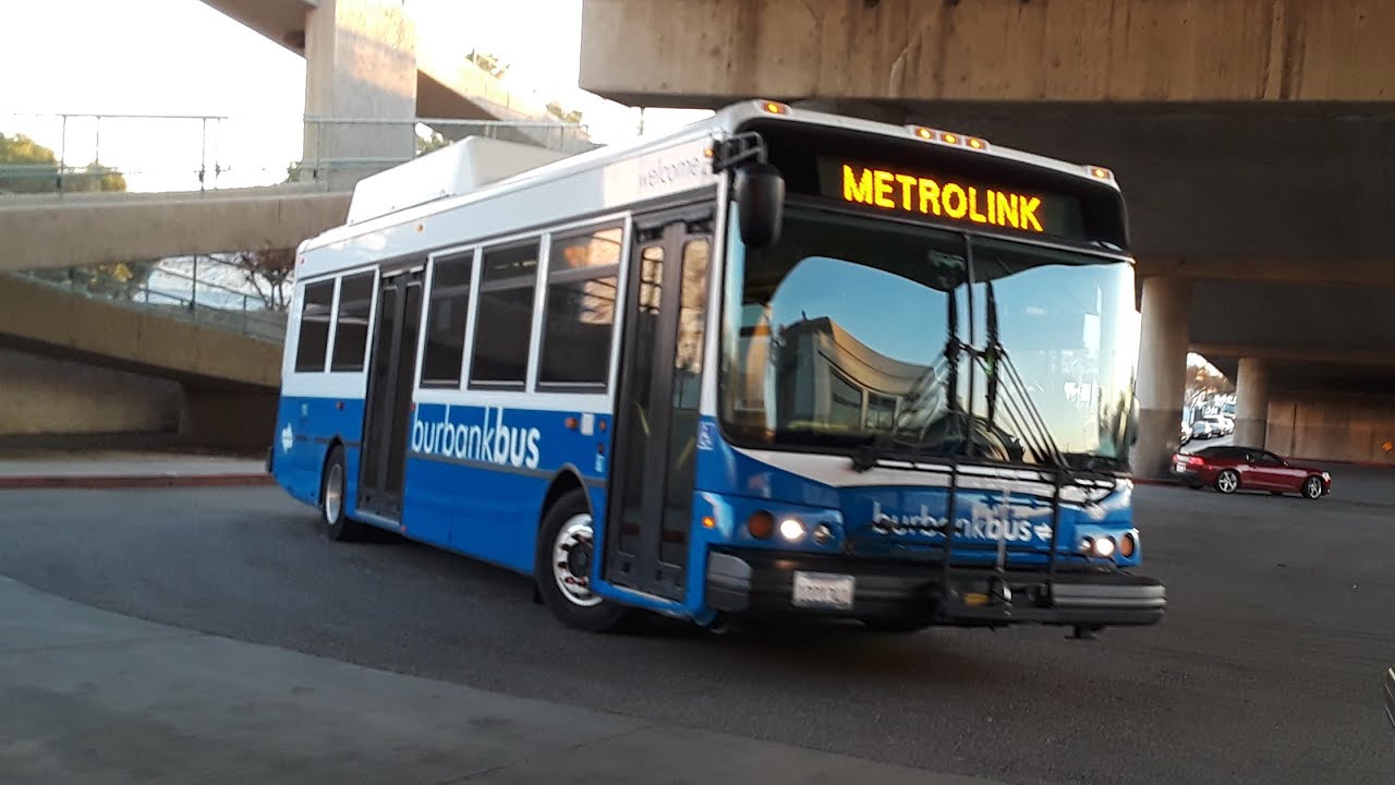 Burbank Bus 2009 Blue Bird Ultra LF CNG #4774 - YouTube