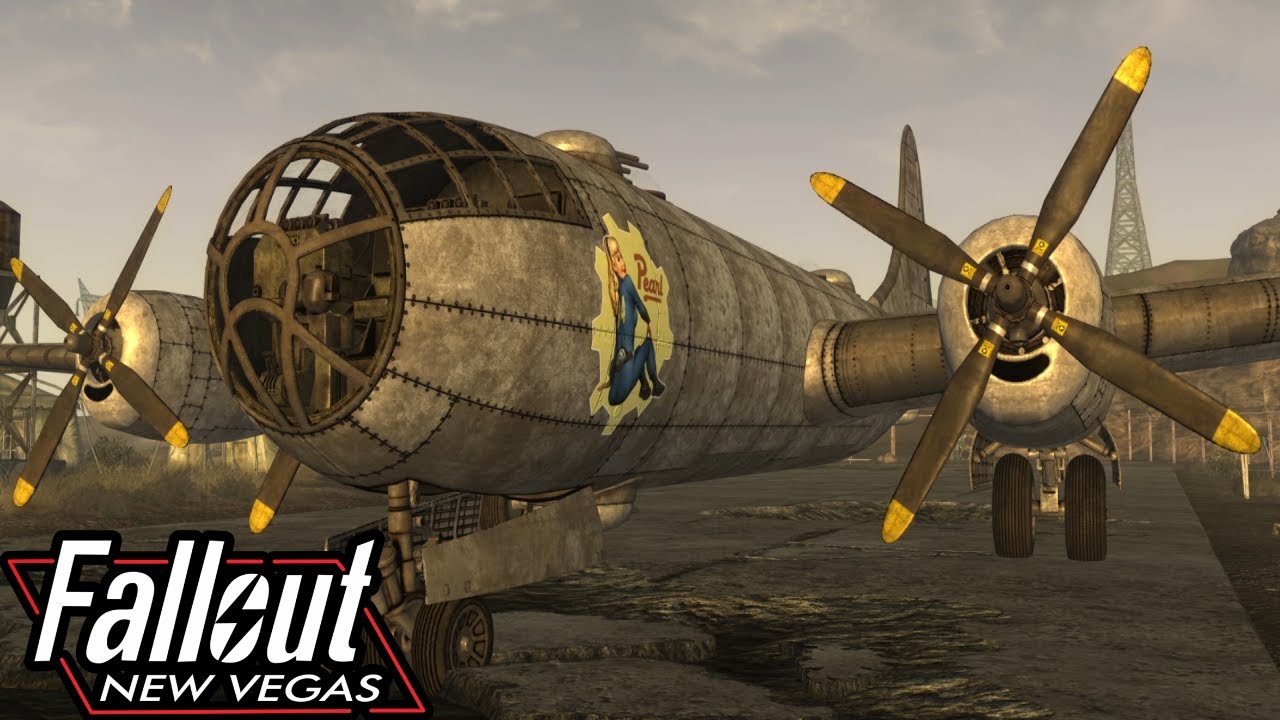 You Can Live Inside a B-29 Superfortress in Fallout New Vegas - YouTube