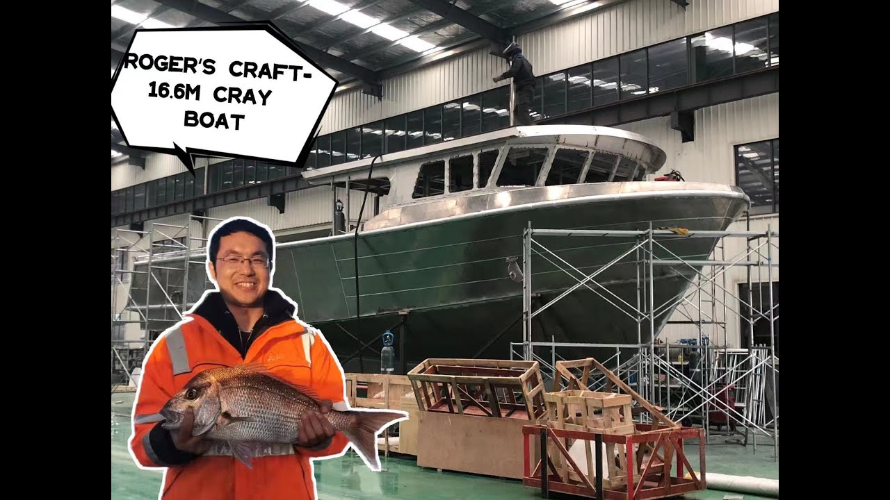 Roger's Craft — Gospel Boat 16.6m Cray Boat for ocean farm - YouTube