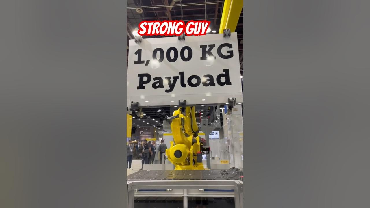 Strong robot FANUC M-1000iA with 1 ton payload - YouTube