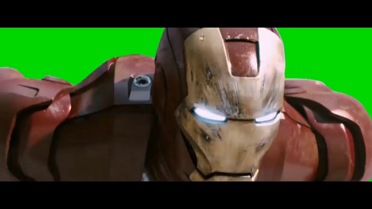 Iron man flying green screen - YouTube