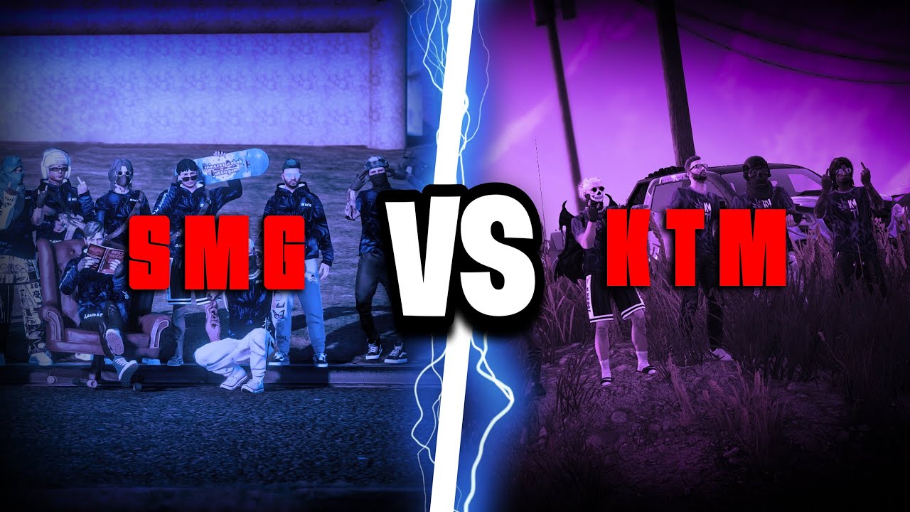 SMG vs KTM Gang War | Bike + Pistol Only - YouTube