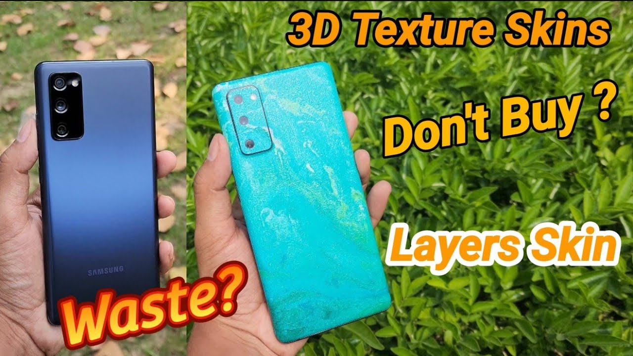 Layers New Skin Collection Review Feat.S20 Fe 5g || How To Apply Layers ...