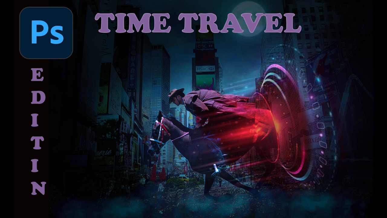 TIME TRAVEL PORTAL | Photo Manipulation | Tutorial 2021 - YouTube