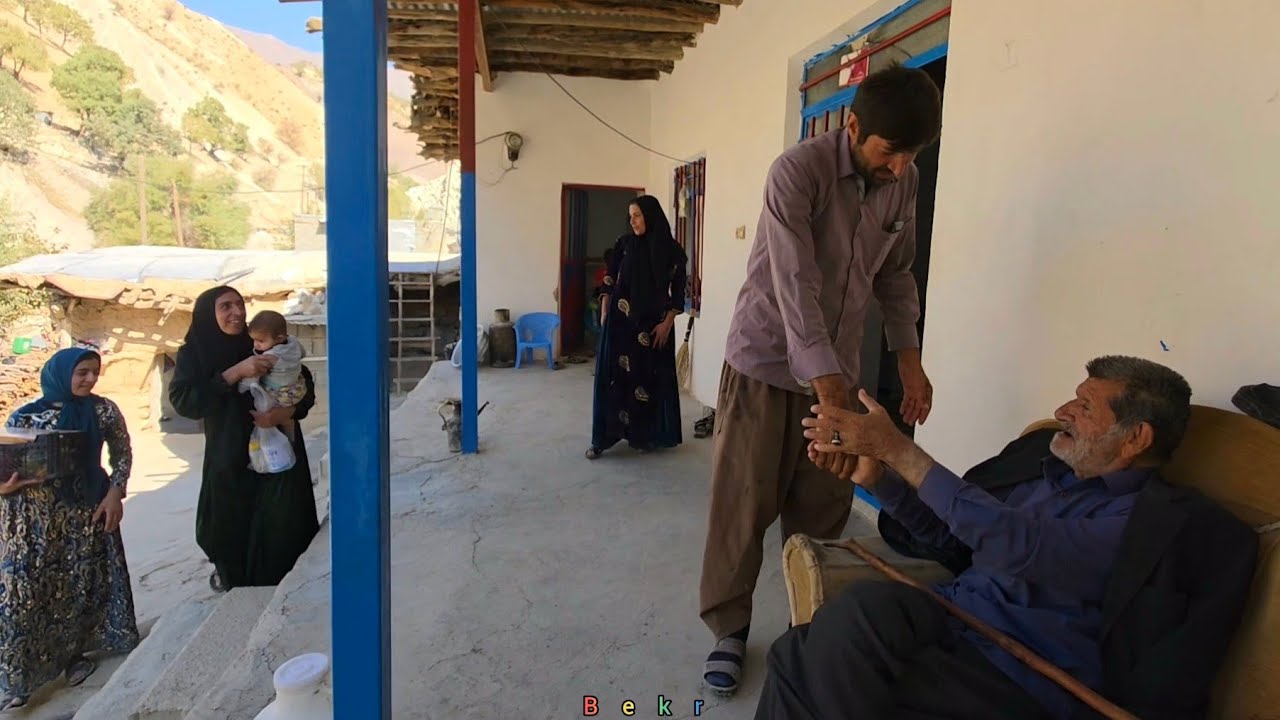 The mountain life of the Heydar family👣🫂 and meeting the Atabak family⛰ ...