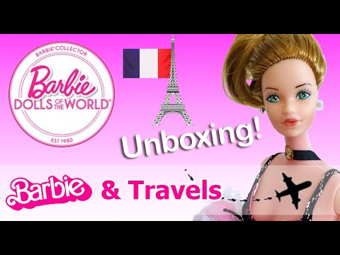 Barbie and Travels - Unboxing Dolls Of The World Parisian Barbie ...