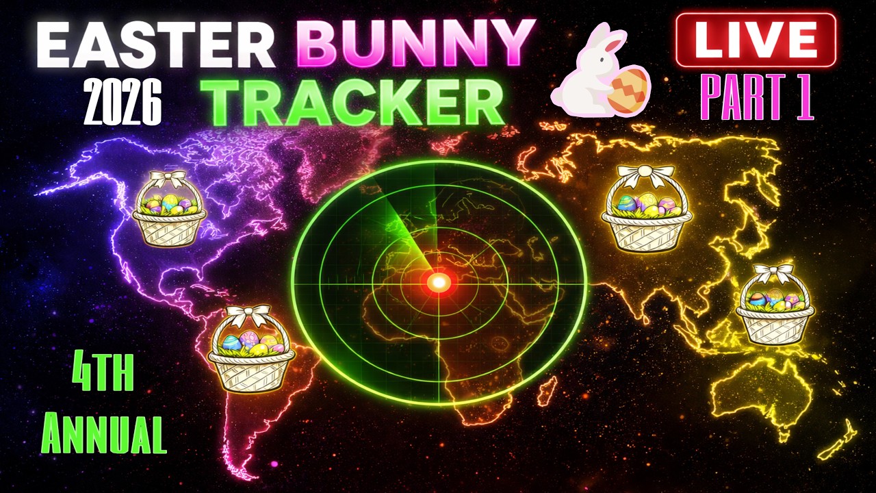 LIVE 🔴🐰Easter Bunny Tracker 2026 - 4th Annual JWB Easter Bunny Tracking ...