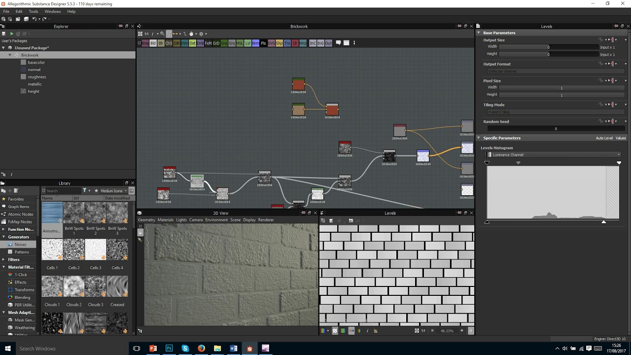 Substance Designer 04 : Adding Base Colour - YouTube