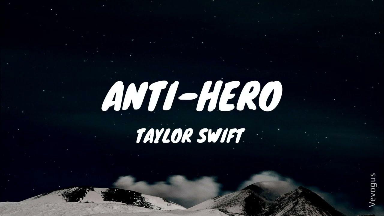Taylor Swift - Anti-Hero (Clean Lyrics) video #taylorswift #antihero # ...